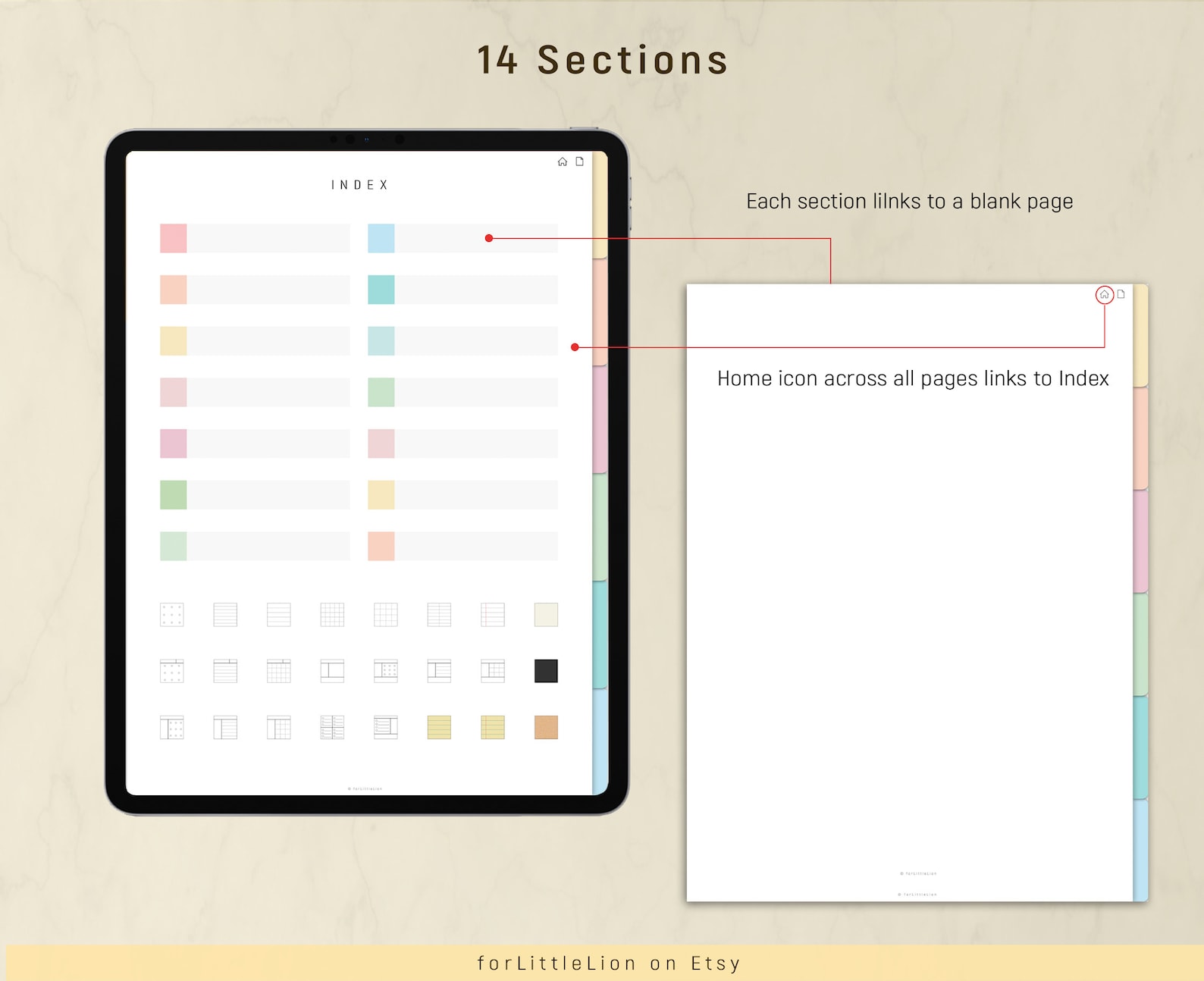 Digital Notebook Goodnotes Notability, Digital Notebook With Tab ...