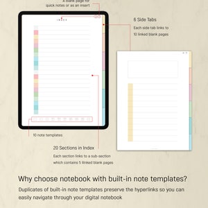 Digital Notebook Goodnotes Notability, HIERARCHICAL Digital Notebook ...