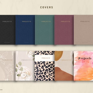 Digital Project Planner, Project Notebook With Hyperlink Dividers ...