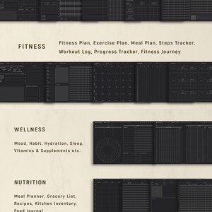 Student Digital Planner 2025 - DARK Mode, Goodnotes Academic Planner ...