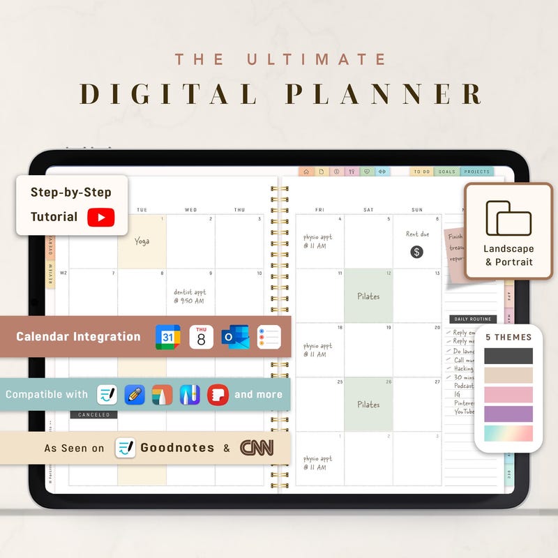Digital Planner - Etsy