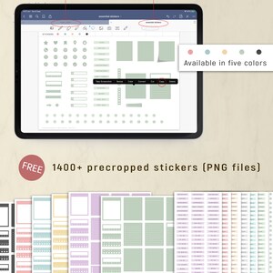 Undated Digital Planner for Goodnotes Notability, SIMPLE iPad Planner ...