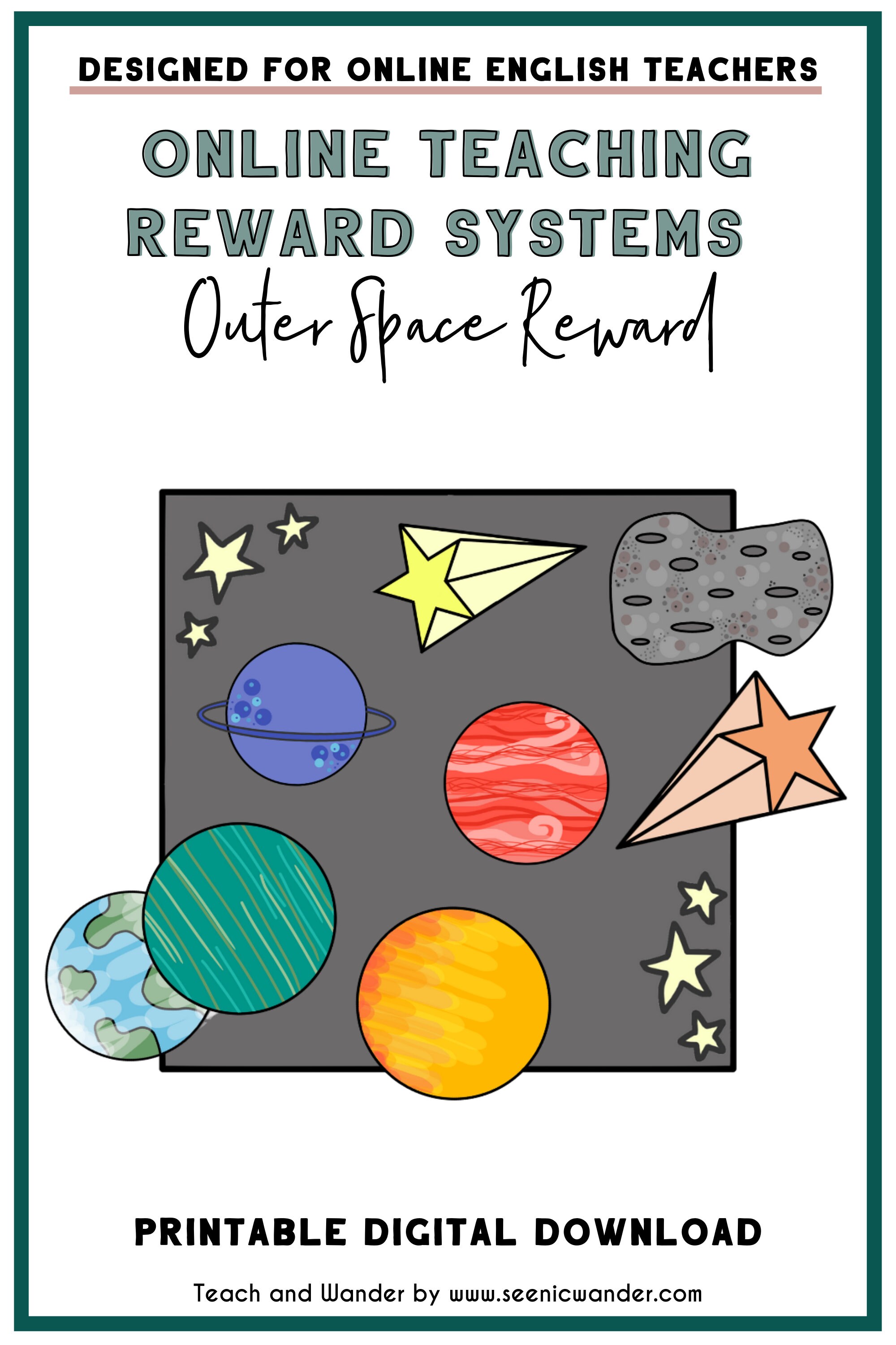 Reward System Pack 3 | Printable Reward Systems for Online English ...