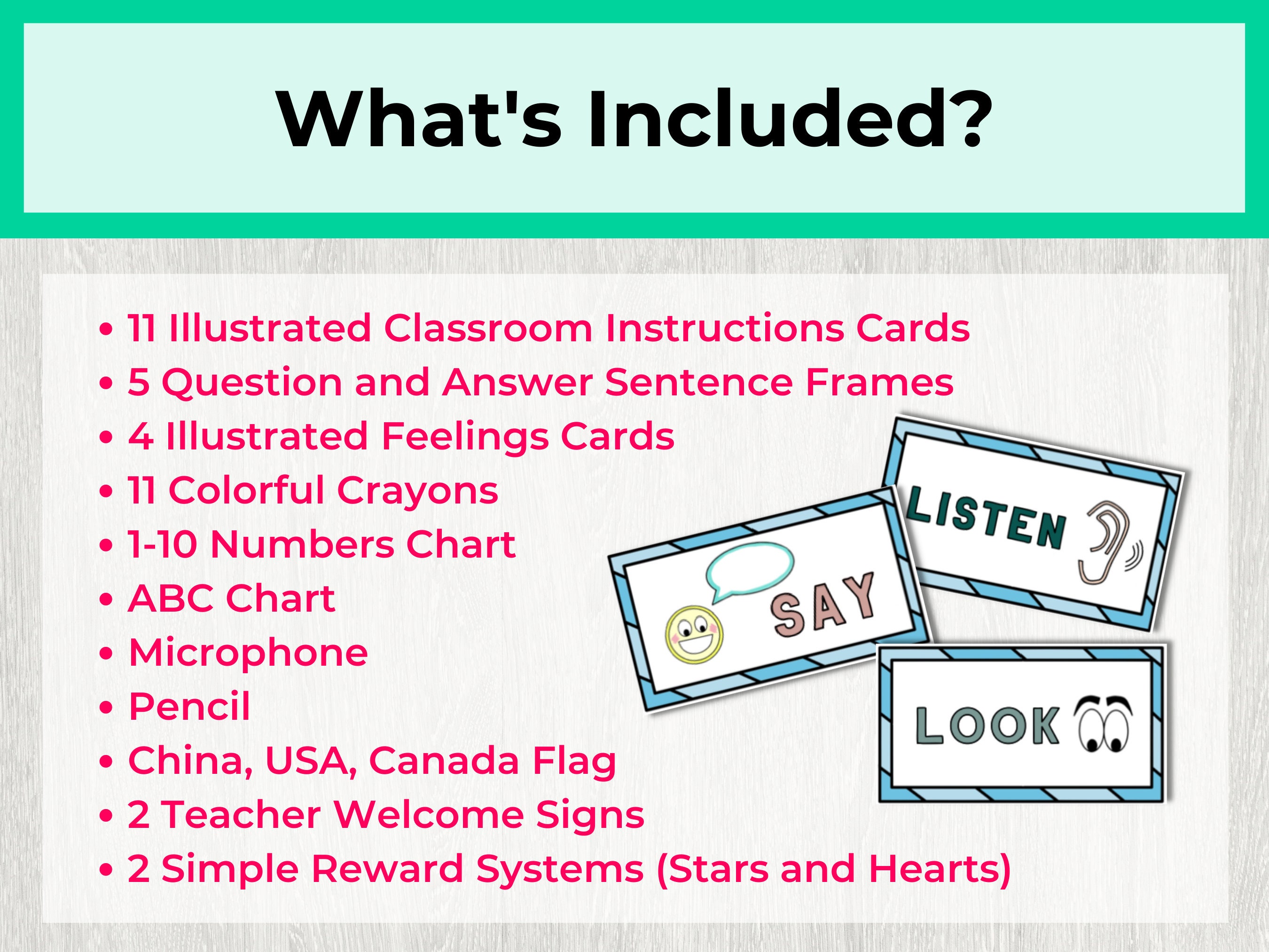 Fun Classroom Props for Teaching English Online Teaching ESL Online ...