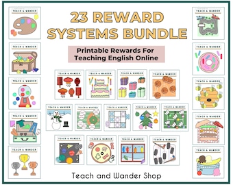 Reward System Pack 2 Printable Reward Systems for Online - Etsy