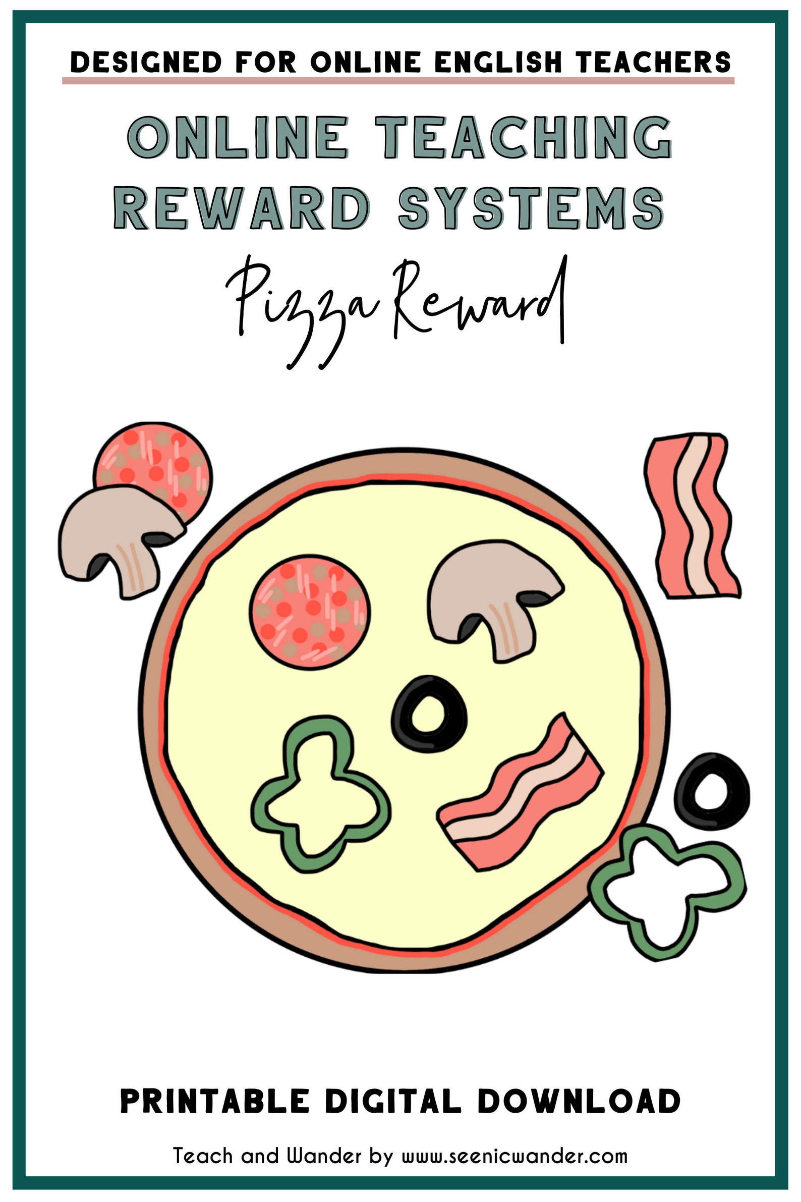 Reward System Pack 2 | Printable Reward Systems for Online English ...