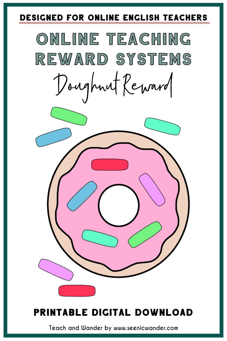 Reward System Pack 2 | Printable Reward Systems for Online English ...