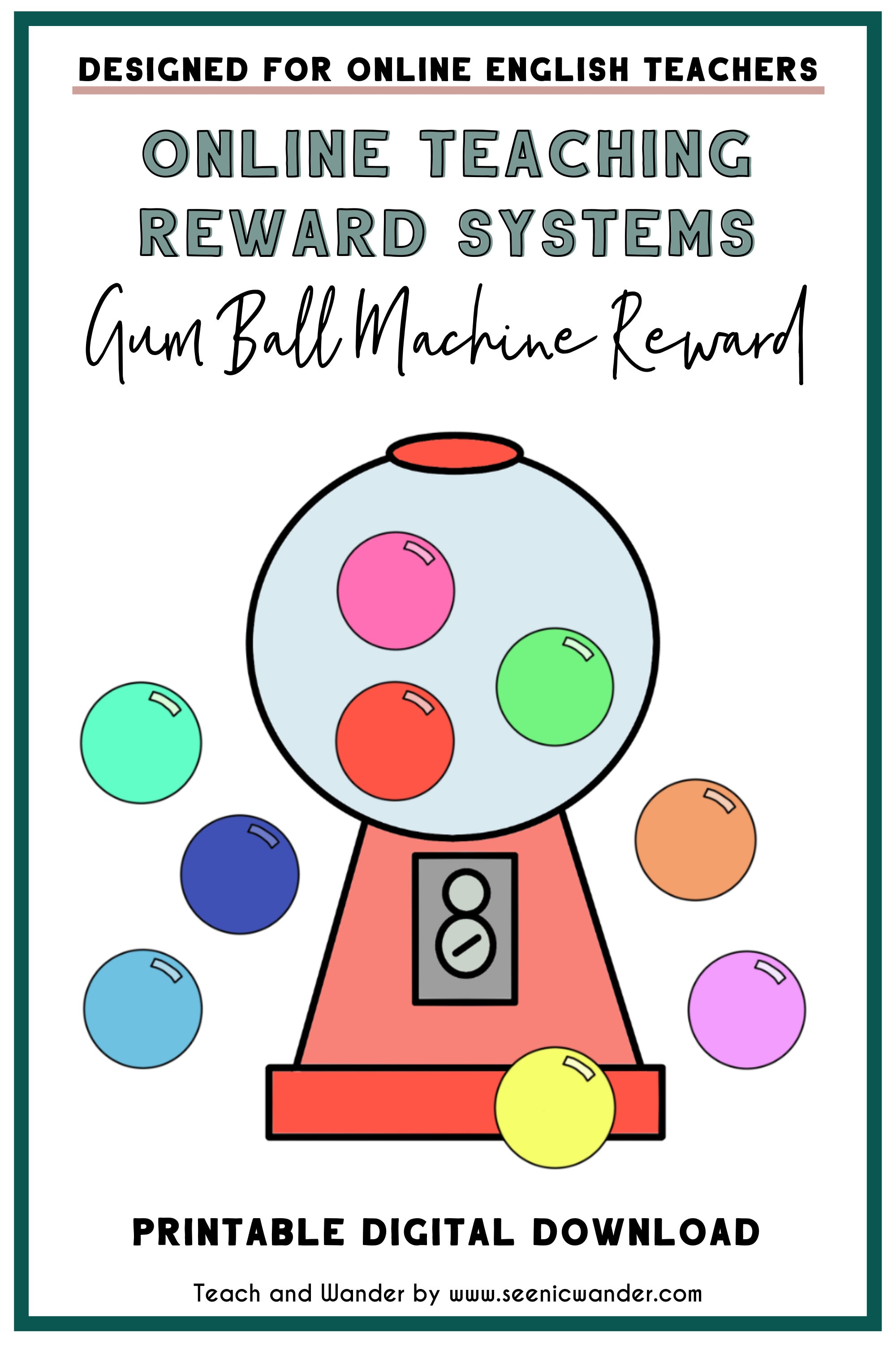 Reward System Pack 1 | Printable Rewards for Online English Teachers ...