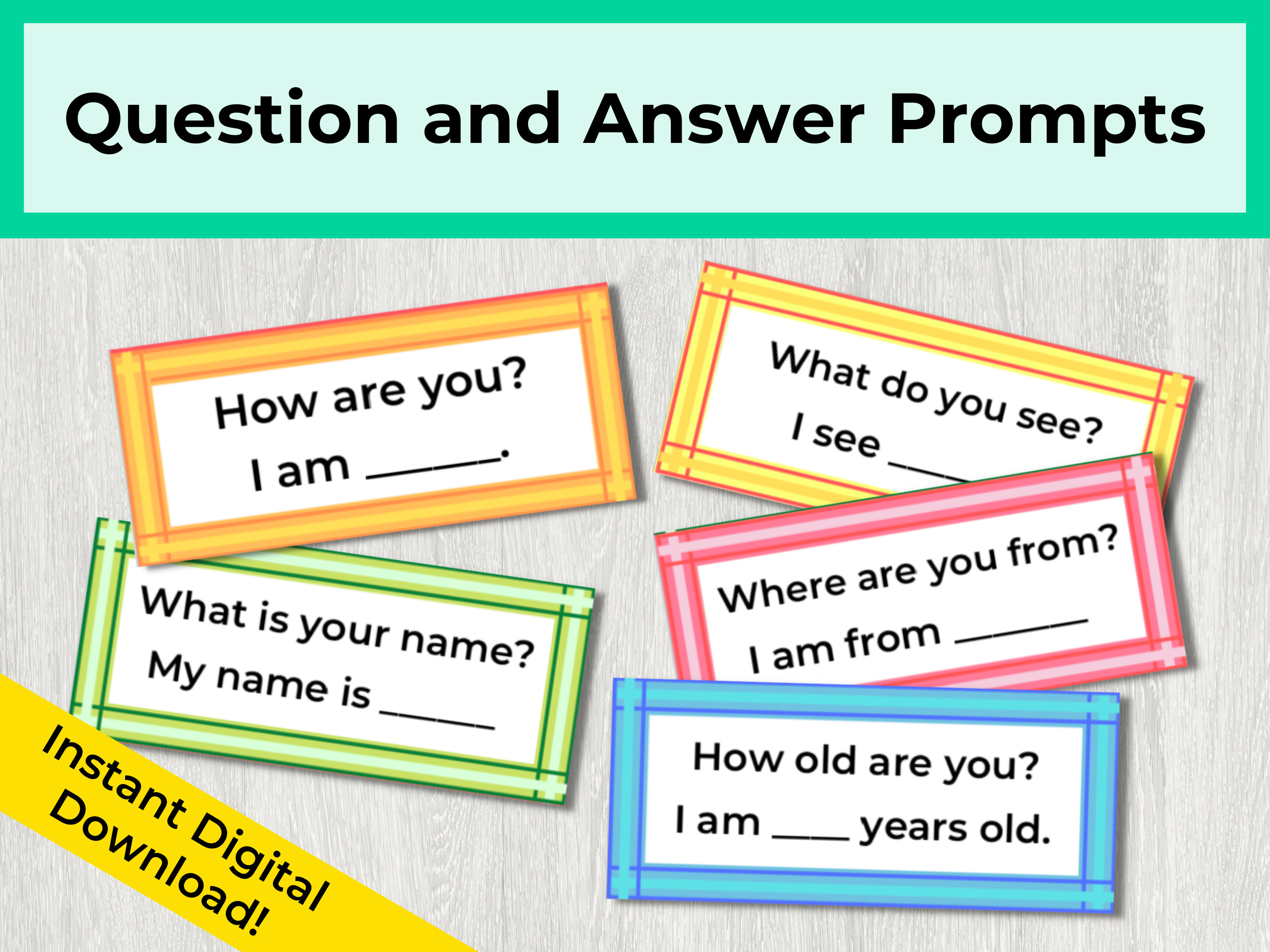 Fun Classroom Props for Teaching English Online Teaching ESL Online ...