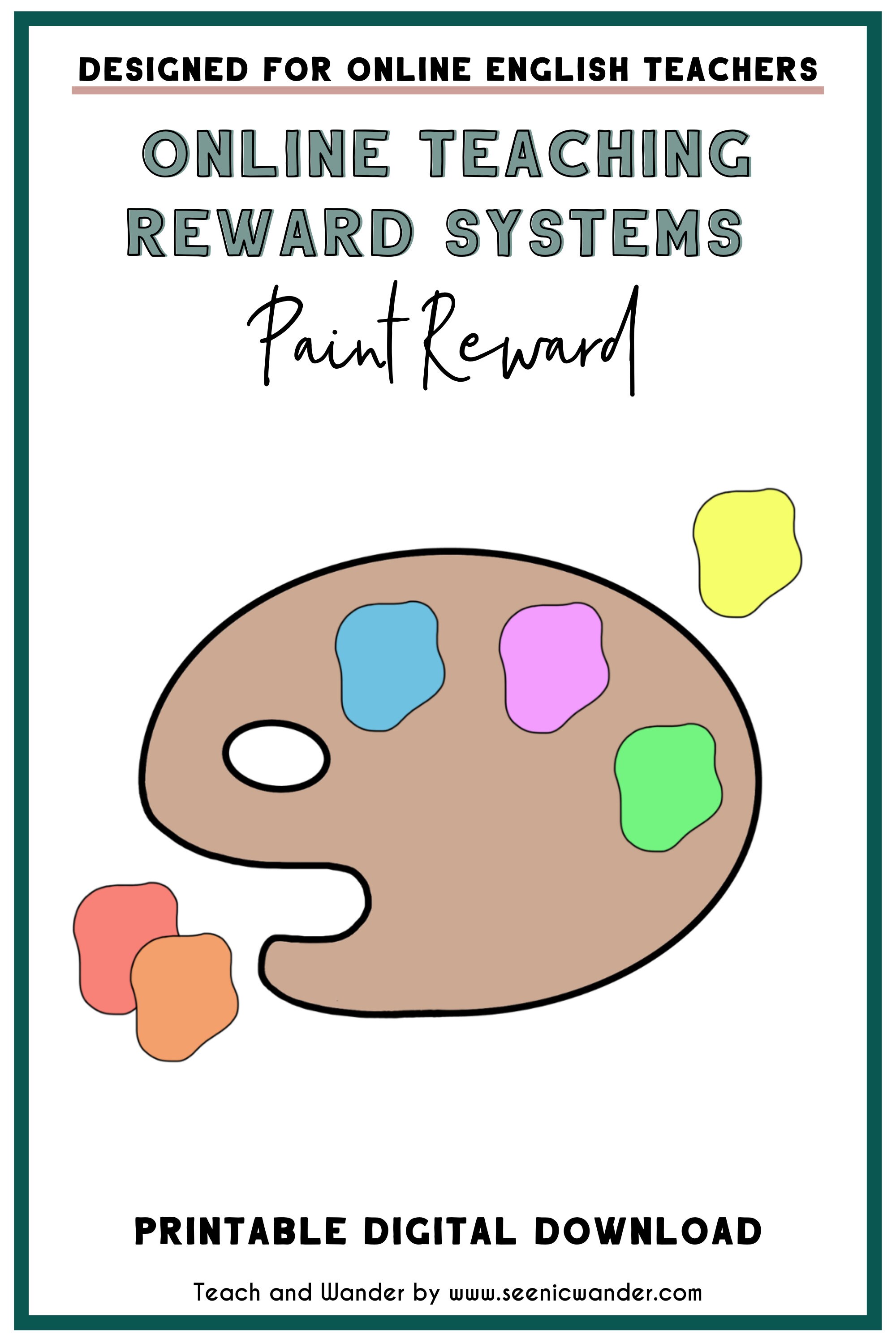 Reward System Pack 1 | Printable Rewards for Online English Teachers ...