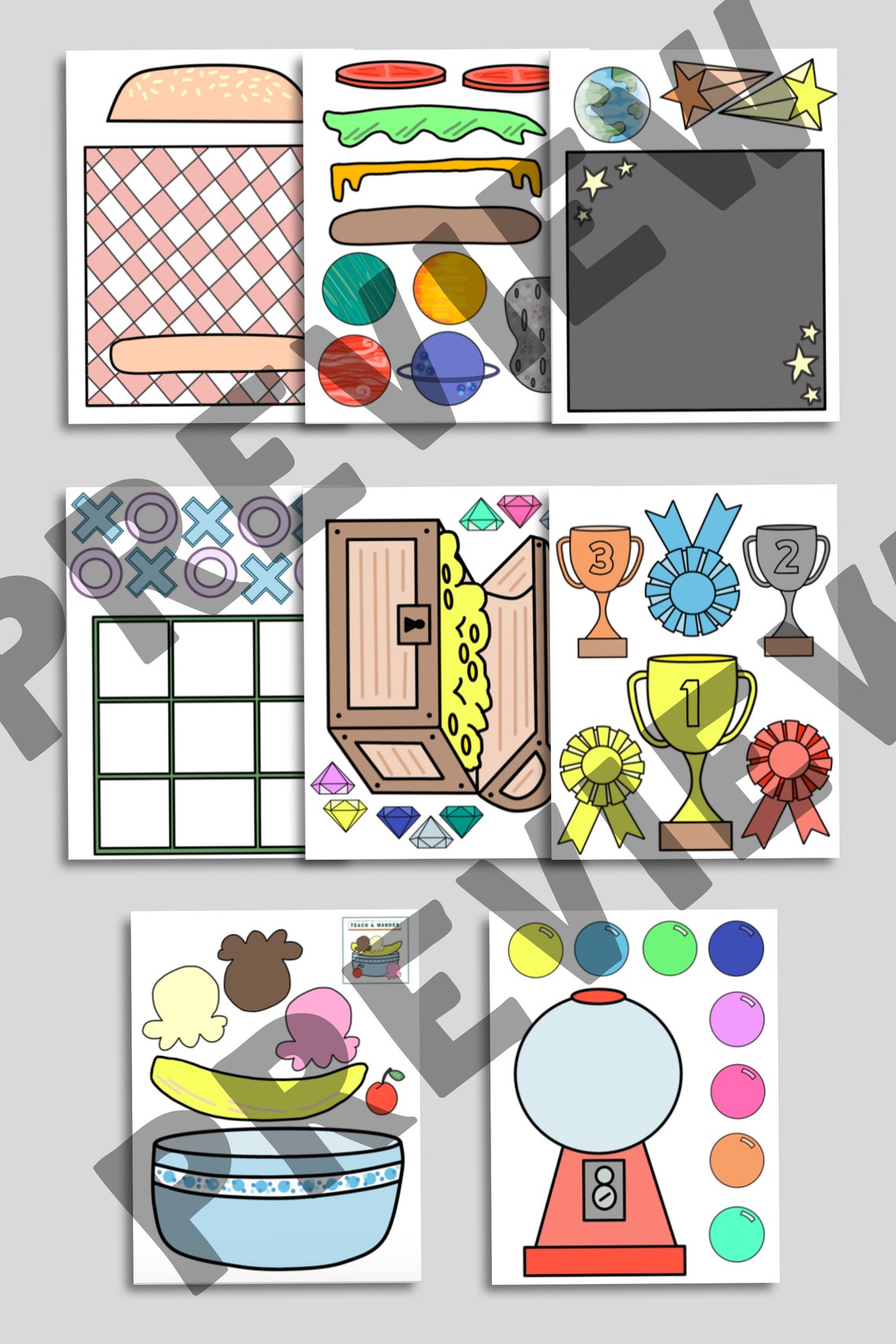 BUNDLE 14 Online Teaching Reward Systems Printable Rewards Systems for ...