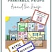Around the House Printable | Teaching Prepositions Activity | Printable ...