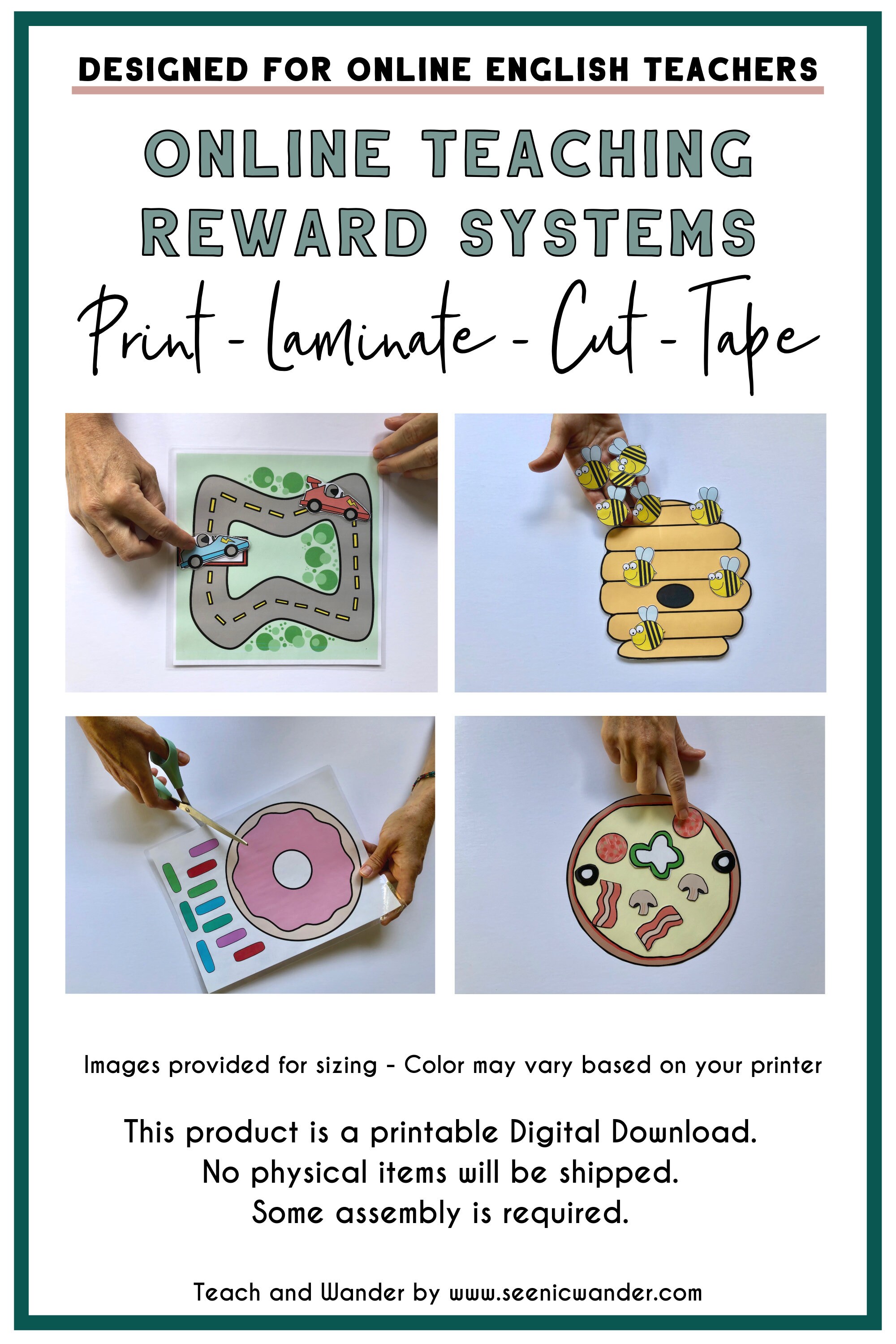 Reward System Pack 2 | Printable Reward Systems for Online English ...