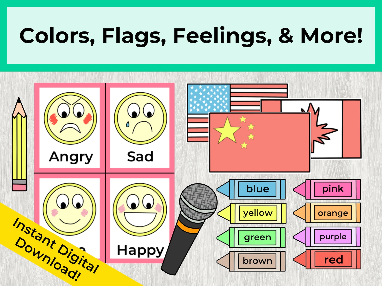 Fun Classroom Props for Teaching English Online | Teaching ESL Online ...