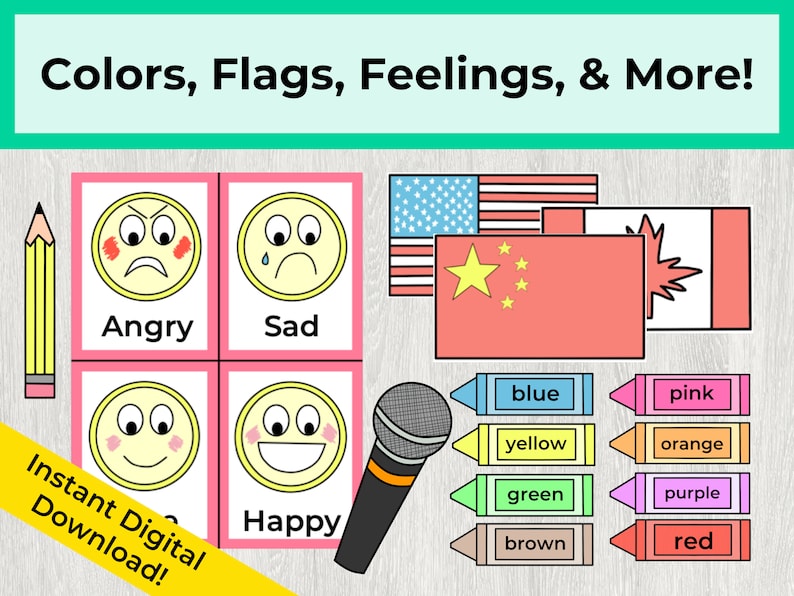 Fun Classroom Props for Teaching English Online | Teaching ESL Online ...