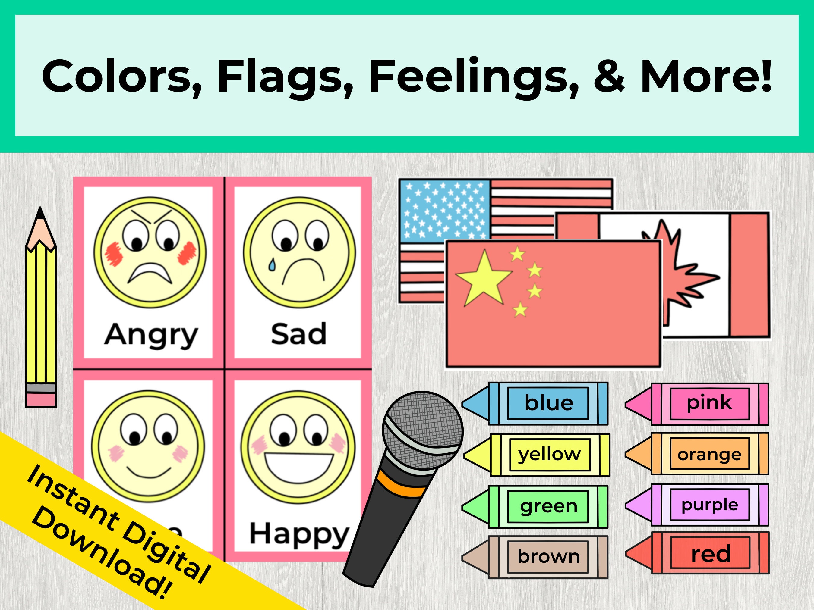 Fun Classroom Props for Teaching English Online Teaching ESL Online ...