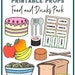 Food and Drink Props for Teaching English Online | Cute Food Printables ...