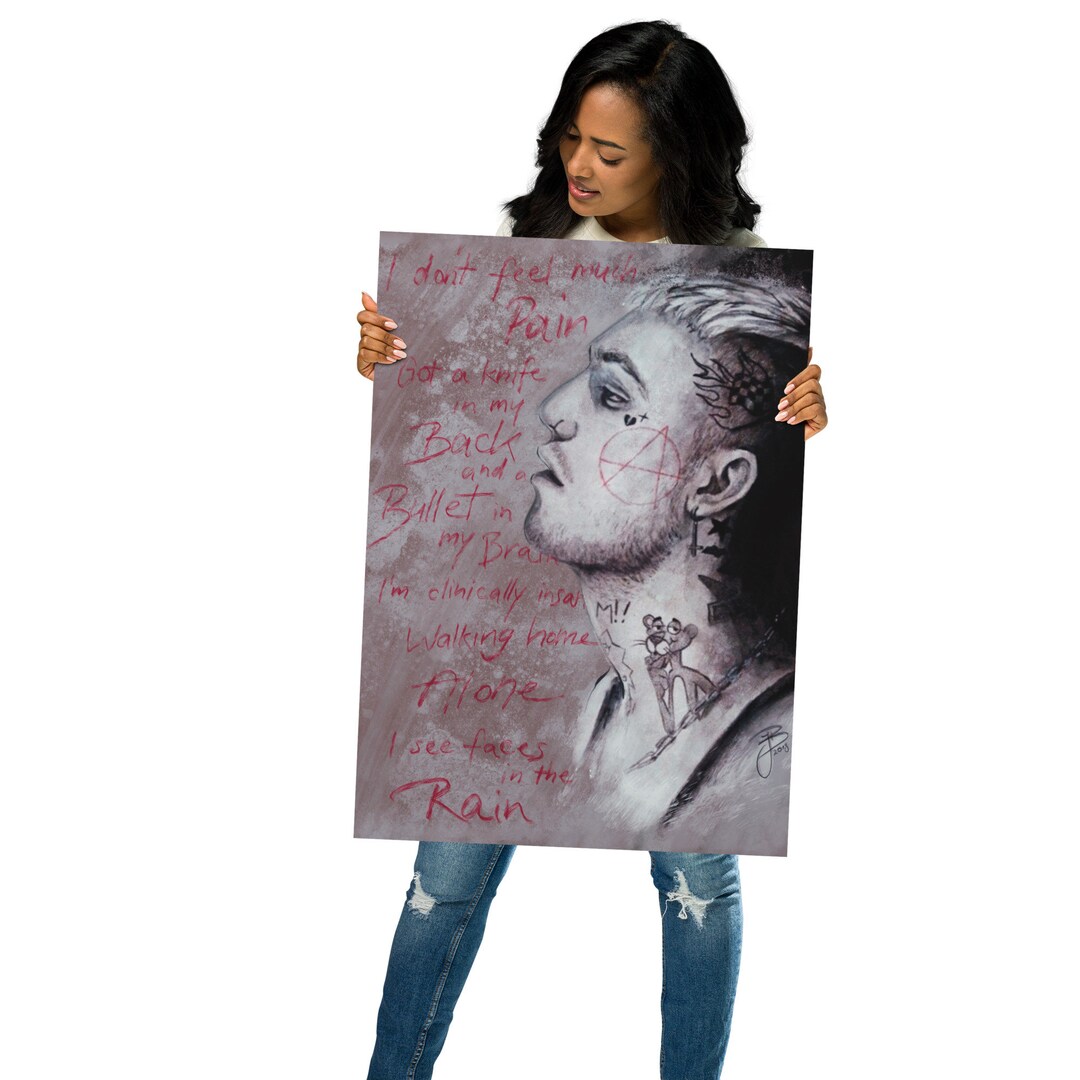 Lil Peep Fine Art Print | "the Way I See Things" Matte Poster - Etsy