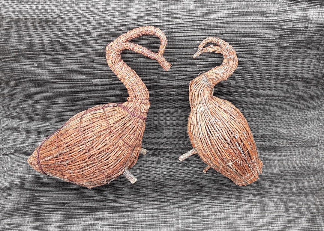 Vintage Tamarack Twig Geese 2 Decoy Folk Art Handcrafted - Etsy