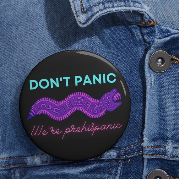 Aztec Mexica Pin Button Prehispanic Mexican Brown Pride - Etsy