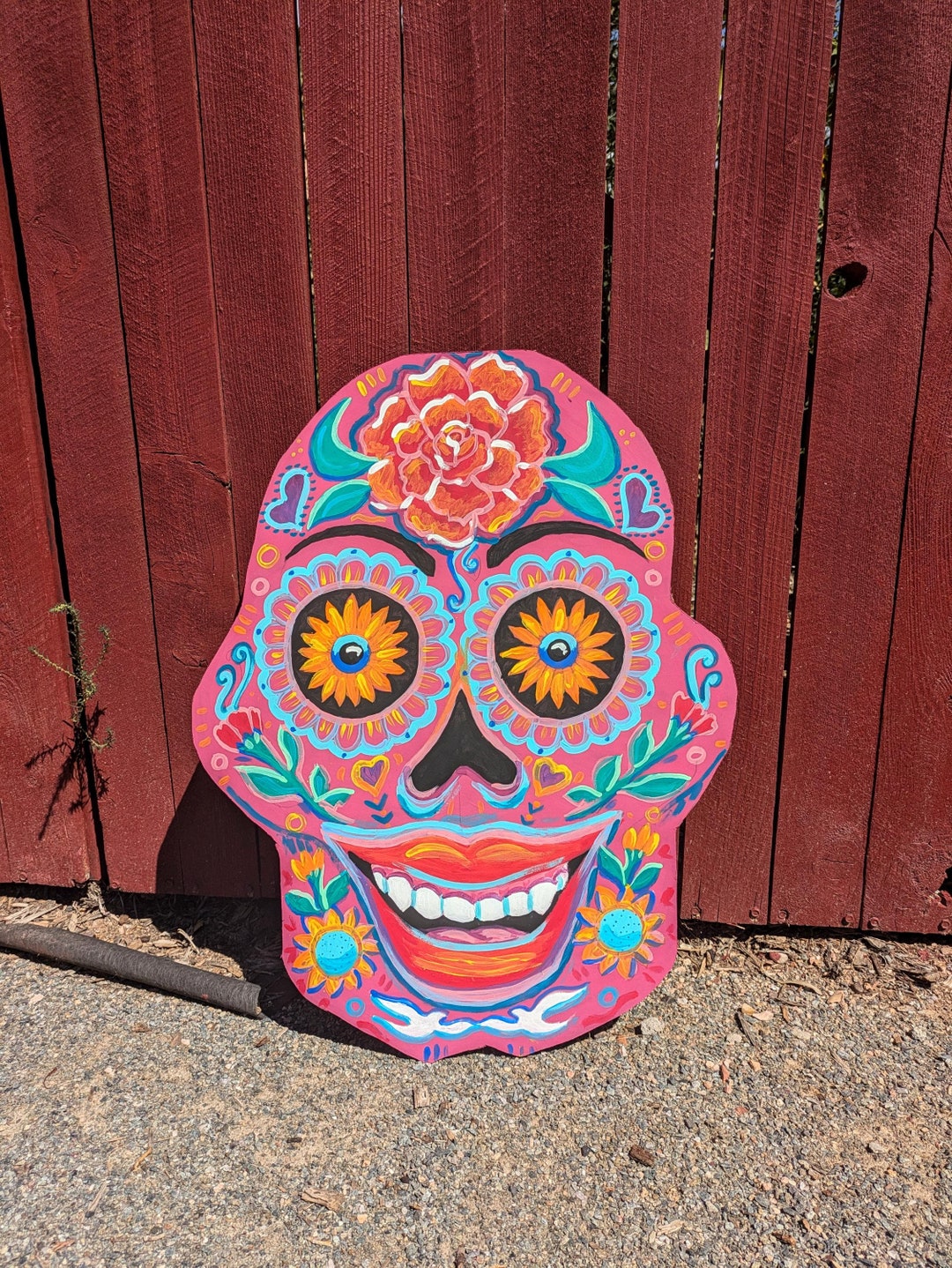 Día De Muertos Decoration Sugar Skull Day of the Dead Calavera Cranio ...