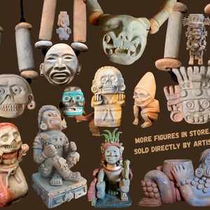 Mexica Jaguar Figure, Aztec Prehispanic Nagual Ceramic Pottery Artwork ...