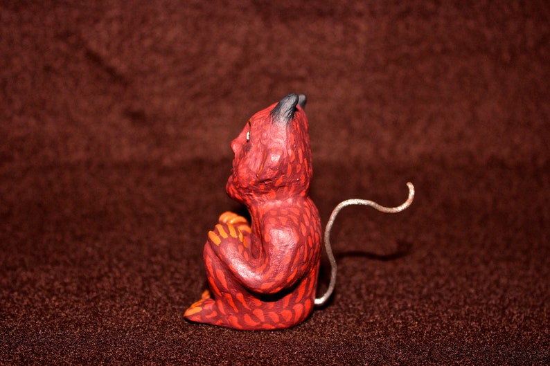 Diablo Devil Figure Statue Clay Ceramic Decoration Altar Decor Oaxacan ...