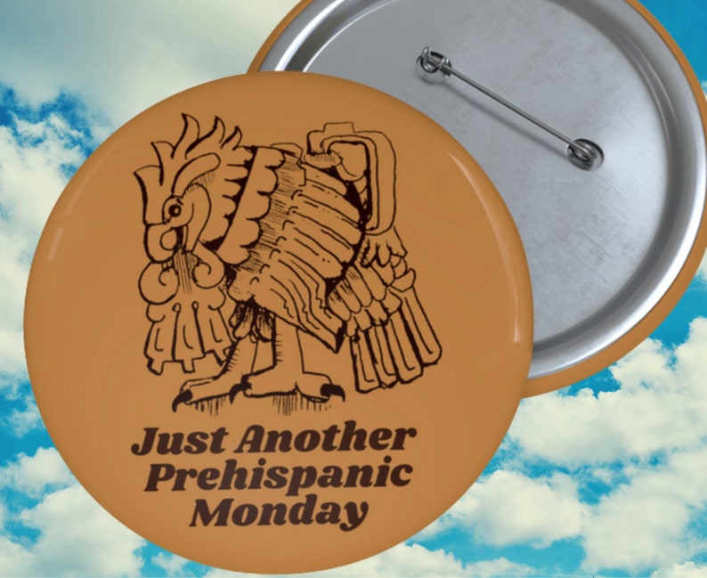 Aztec Eagle Pin Prehispanic Monday Mexica Chicana Chicano - Etsy