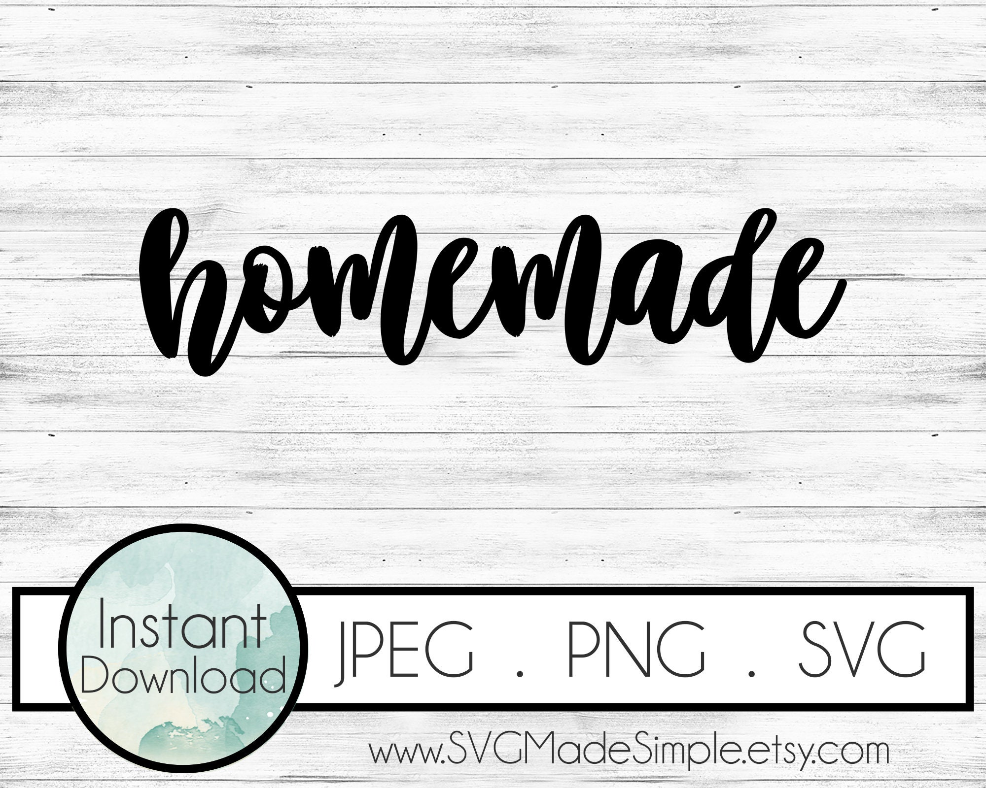 Homemade SVG for Commercial UseBaby SVG cut files for Cricut | Etsy