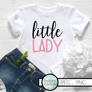 Little Lady SVG for Commercial Use and Instant Download Baby - Etsy