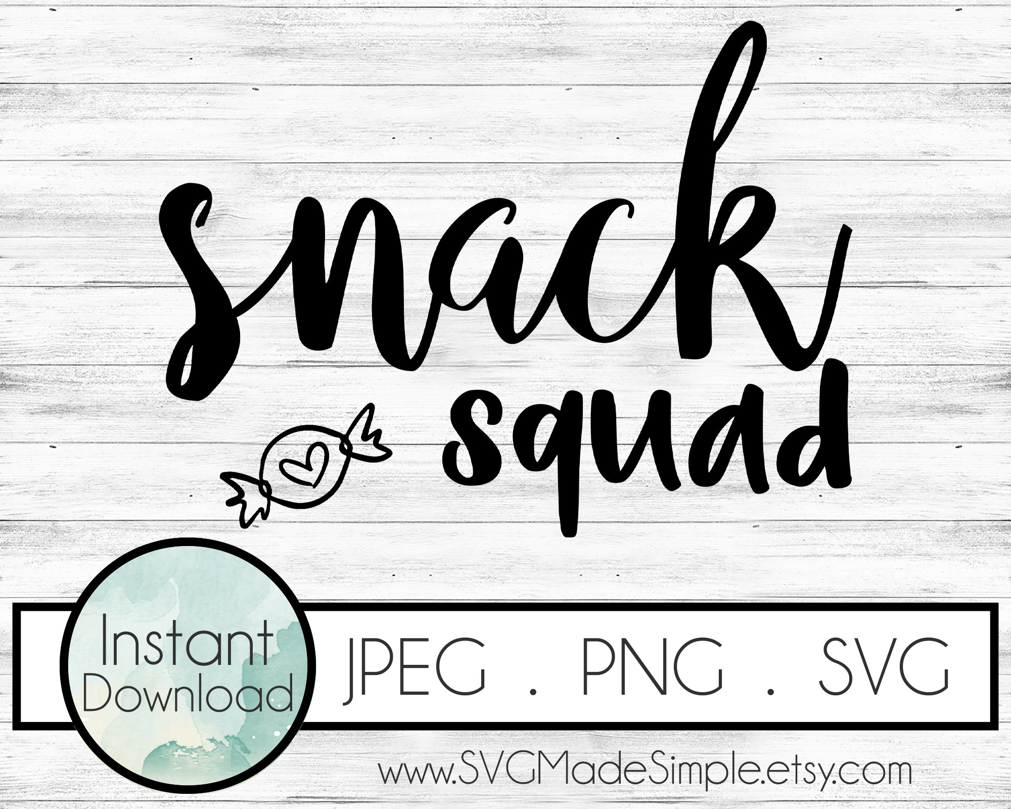 Snack Squad SVG for Commercial Use and Instant Download Baby - Etsy