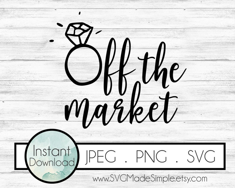 Off the Market SVG for Commercial Use and Instant Download - Etsy