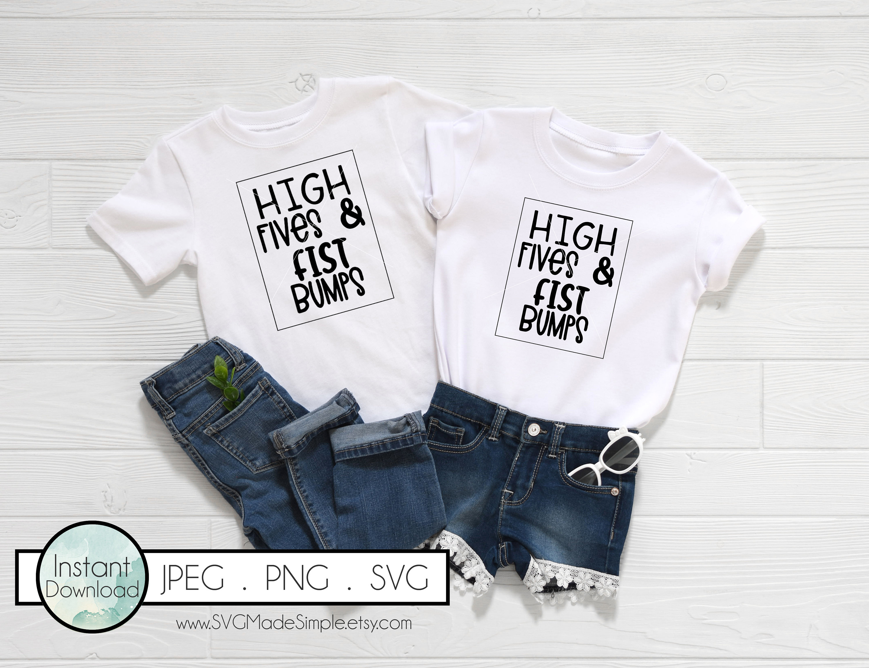 High Fives & Fist Bumps SVG for Commercial Use and Instant - Etsy