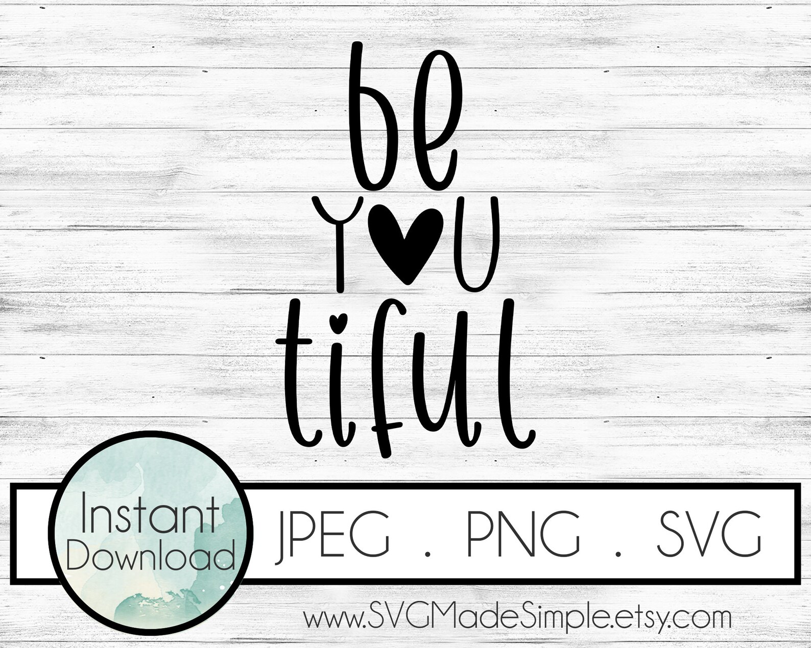 Beyoutiful SVG for Commercial Use and Instant Download Baby | Etsy