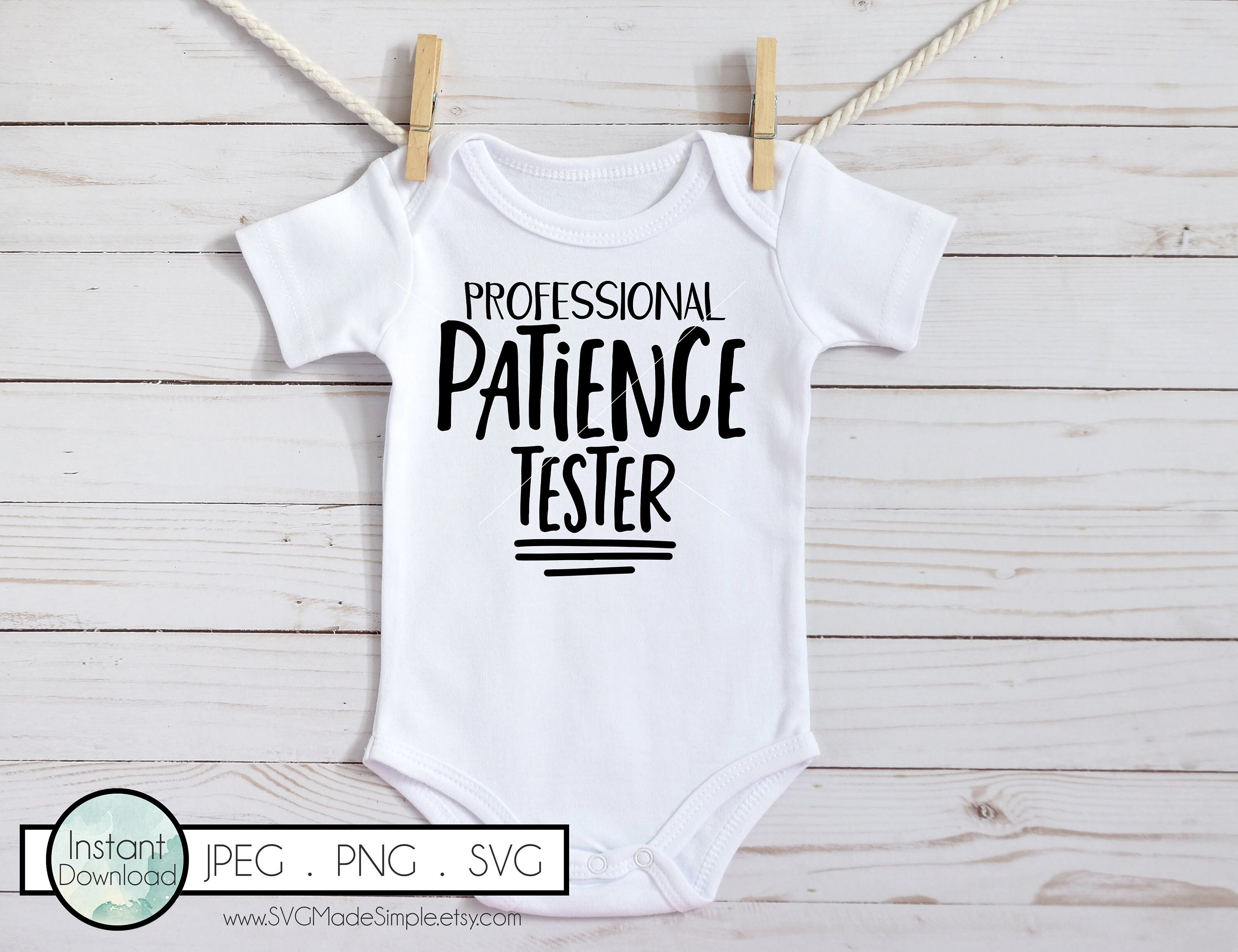 Professional Patience Tester SVG for Commercial Use and - Etsy