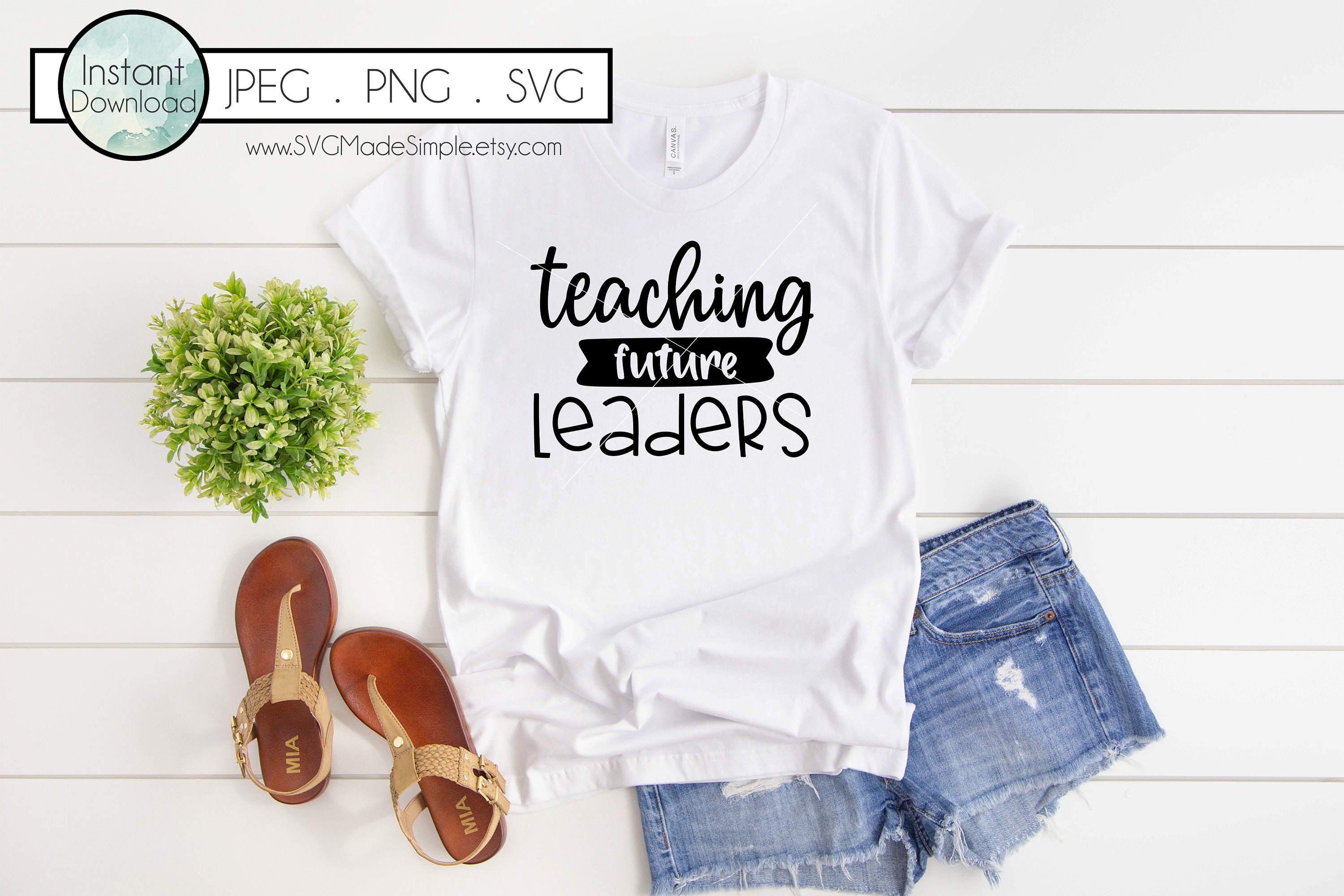 Teaching Future Leaders SVG for Commercial Use and Instant - Etsy