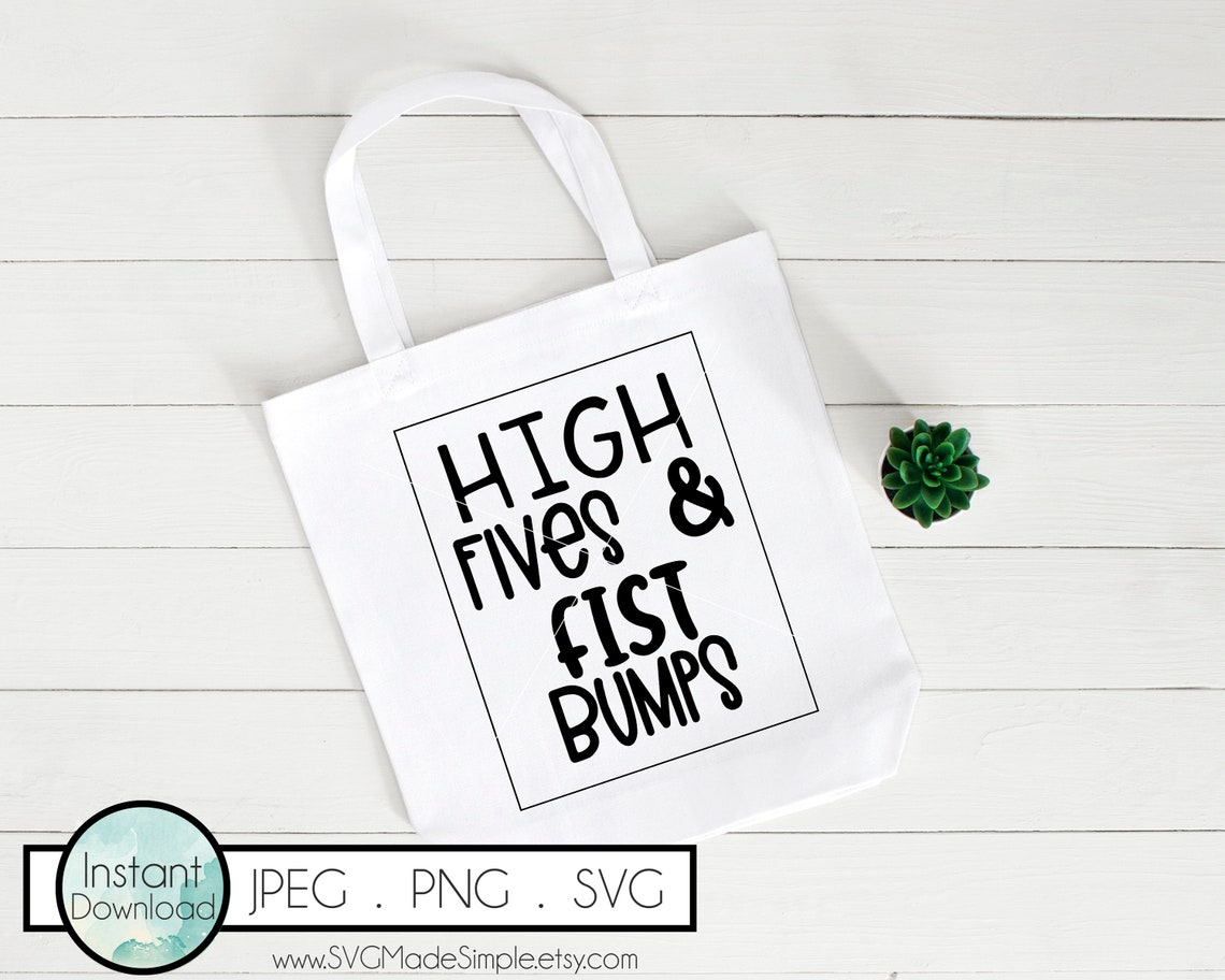 High Fives & Fist Bumps SVG for Commercial Use and Instant - Etsy