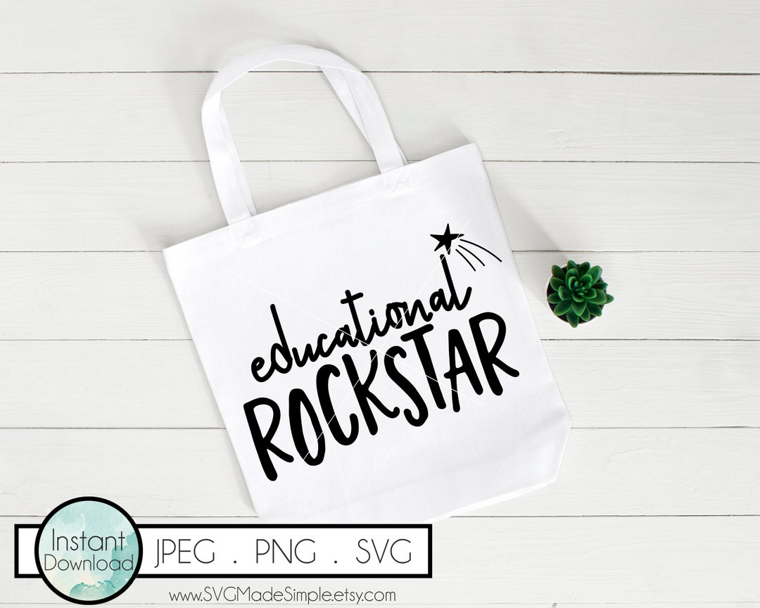 Educational ROCKSTAR SVG for Commercial Use and Instant Download ...
