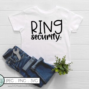 Ring Security SVG for Commercial Use and Instant Download, Wedding SVG ...