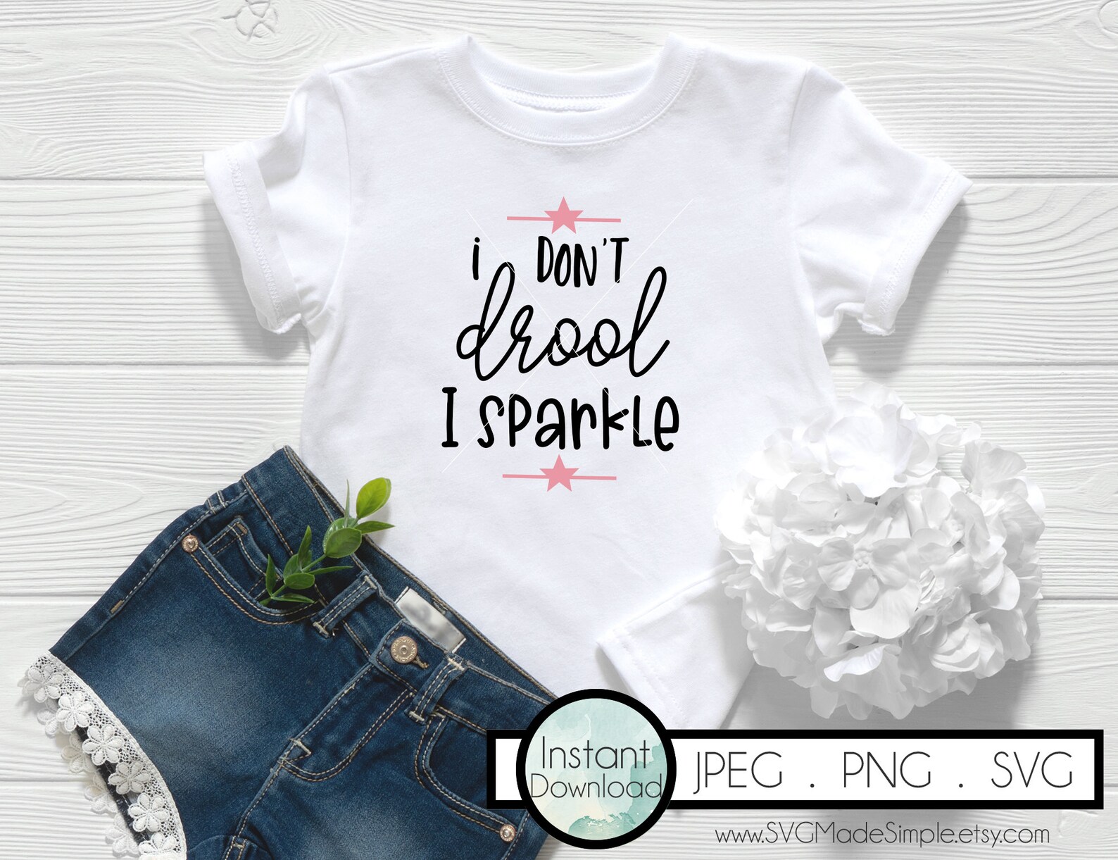 I Don't Drool SVG for Commercial Use and Instant Download - Etsy
