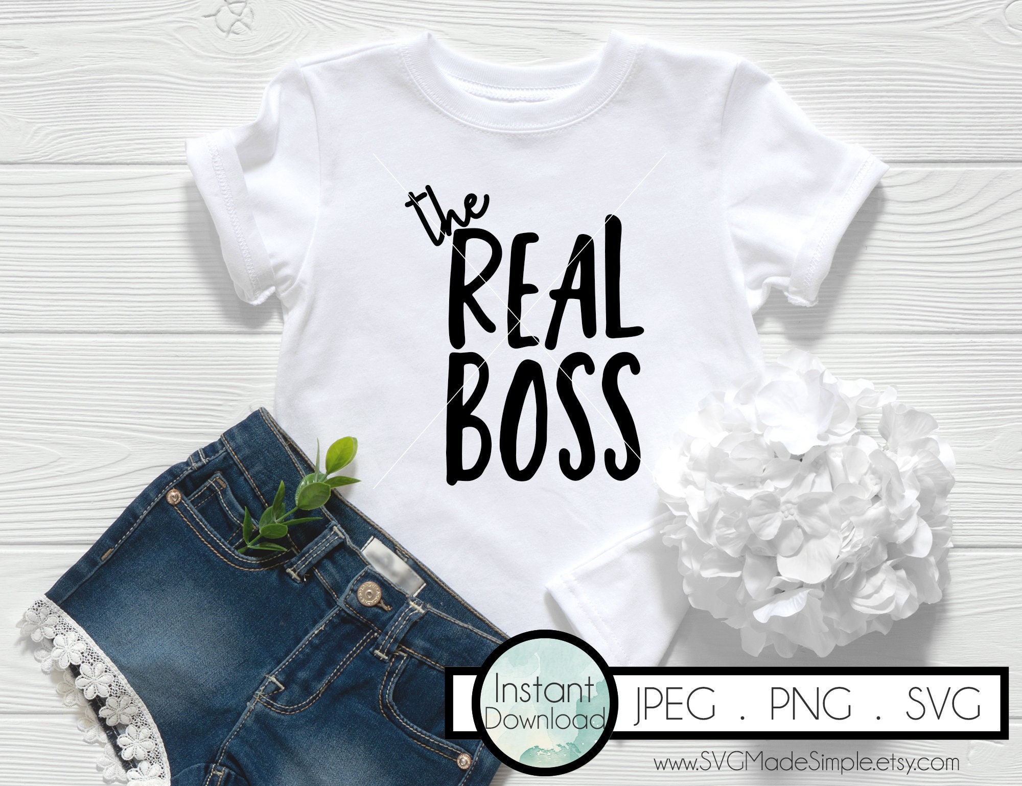The Real Boss Svgs for Commercial Use and Instant Download - Etsy