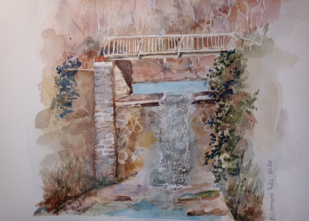 Biltmore Water Fall (print) - Etsy