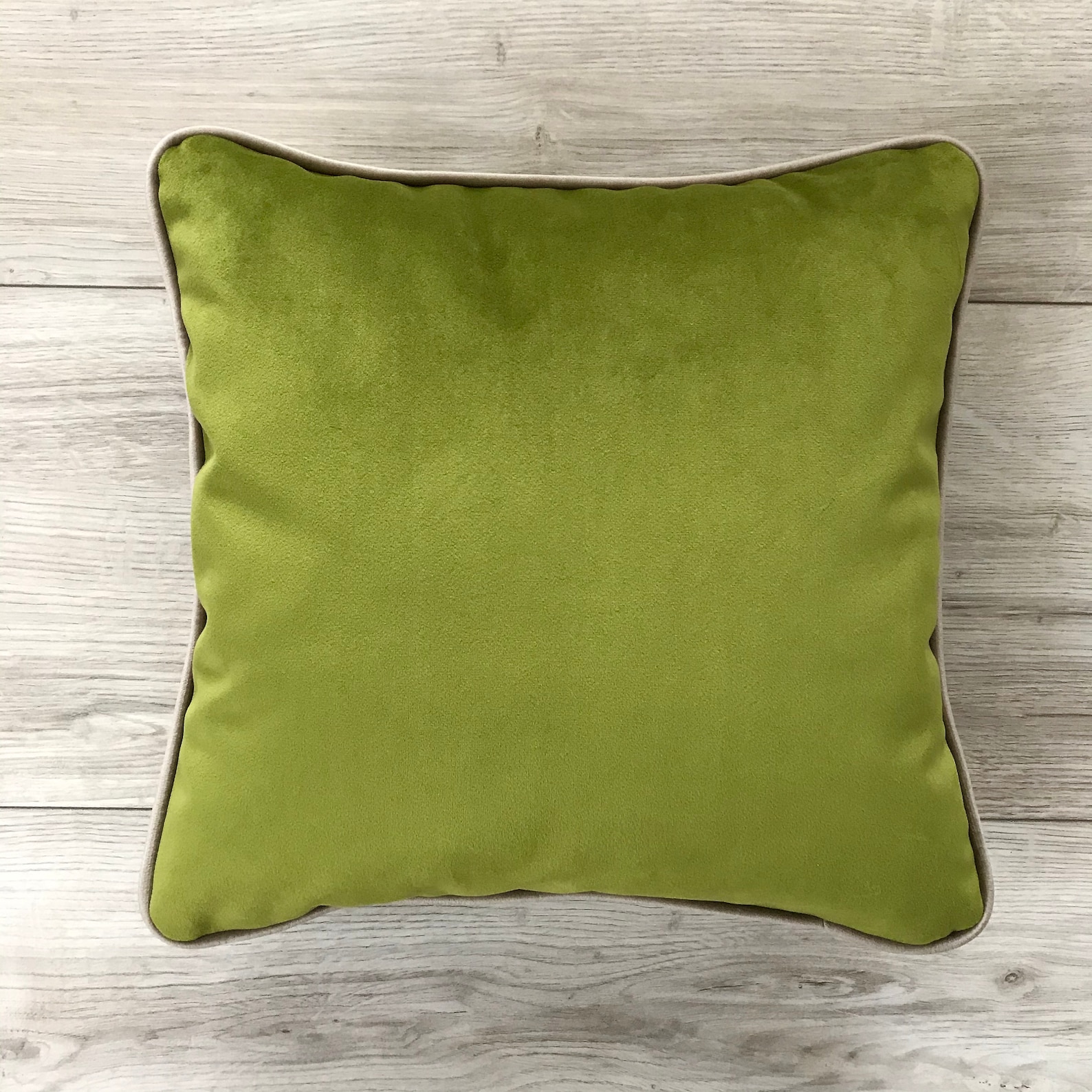 Green Apple Velvet Pillow Cover Green Throw Pillow Covers - Etsy