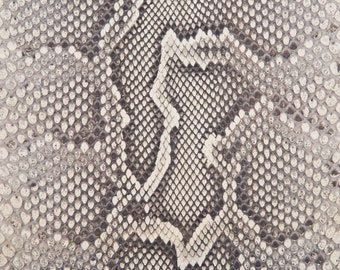 Python Skin Diamond Back Cut Unbleached Matte Natural Grade 2 | Etsy