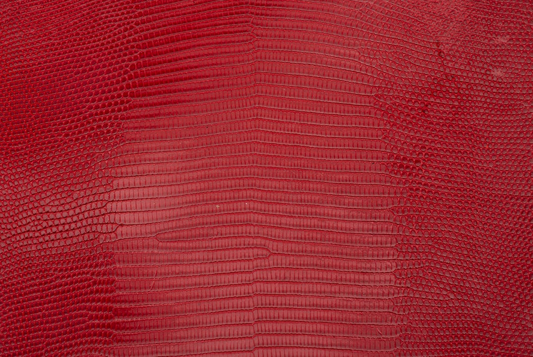 Lizard Skin Glazed Red - Etsy