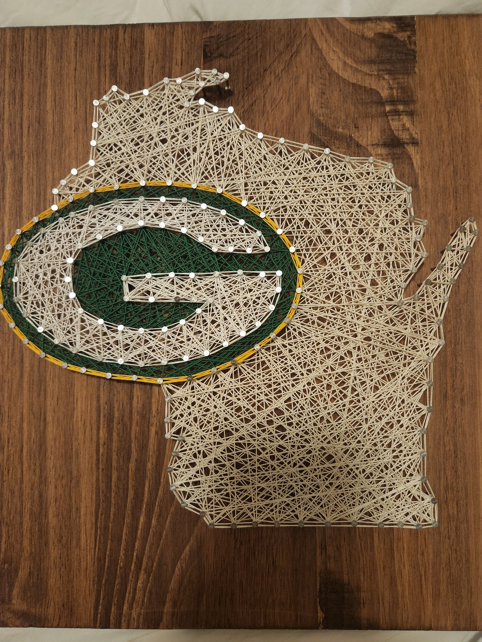 Green Bay Packers String Art DIY - Etsy
