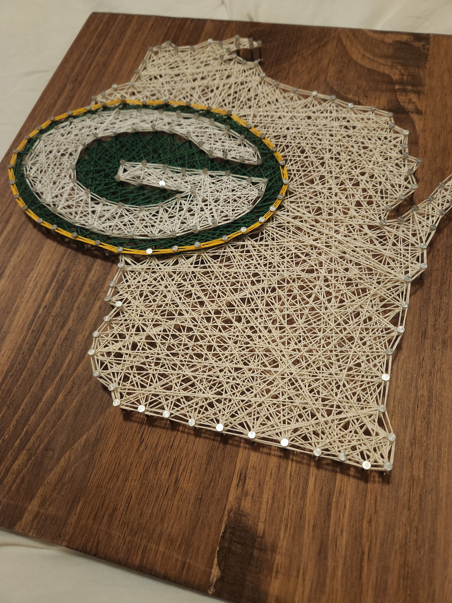 Green Bay Packers String Art DIY - Etsy