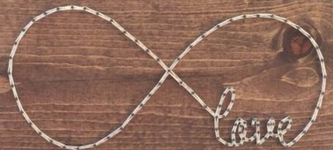 Love Infinity String Art Kit/love/valentines - Etsy