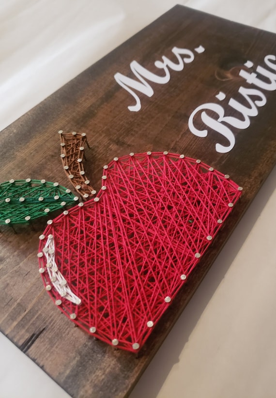 String Art/teacher/personalized Gift/hanging Artwork - Etsy