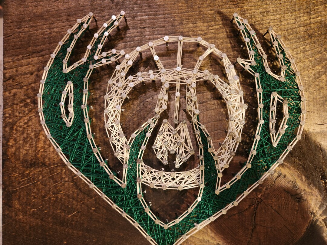 Milwaukee Bucks Basketball String Art - Etsy